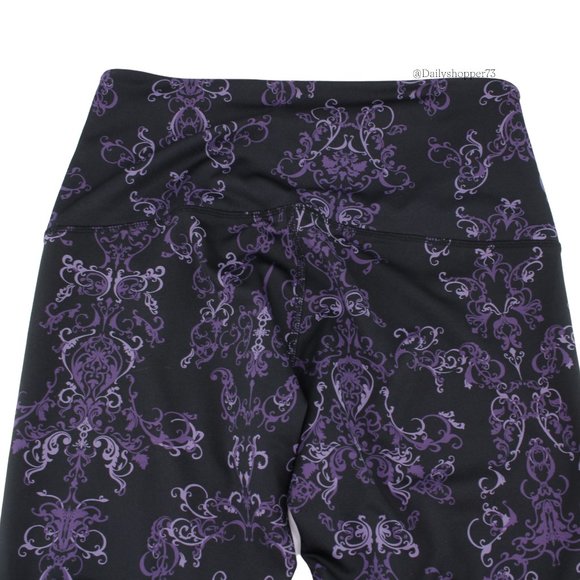Karma | Pants & Jumpsuits | Karma Womens Purple Black Floral Flourish ...